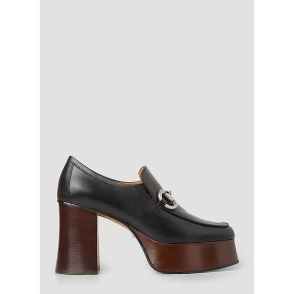 Gucci | Shoes | Gucci Horsebit Platform Loafers In Black | Poshmark